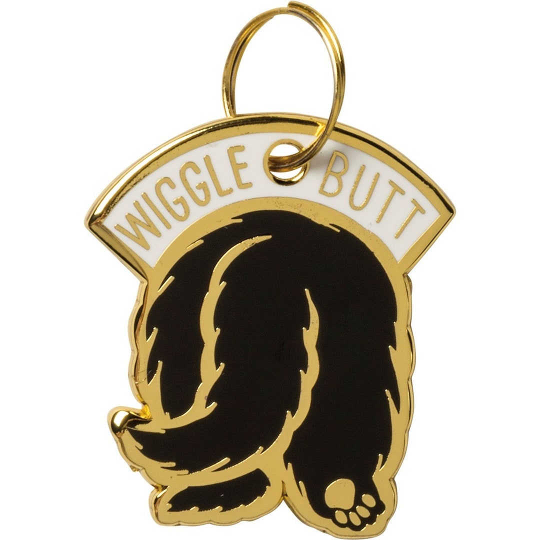 Dog/cat Collar Charm Wiggle Butt - Etsy