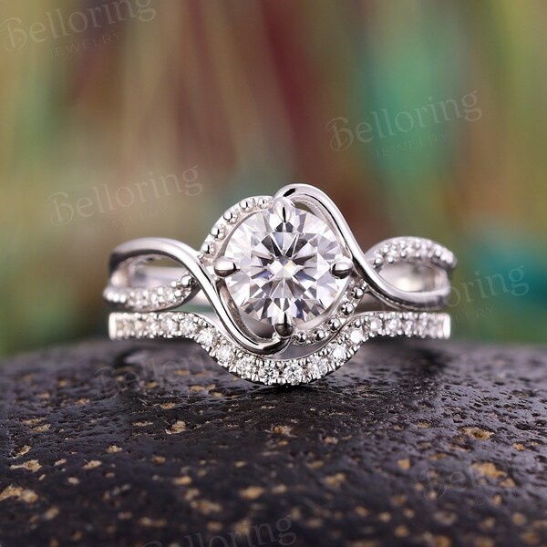 Infinity Ring Set - Etsy