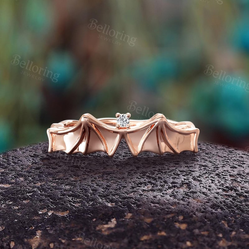 Wing Wedding Ring - Etsy