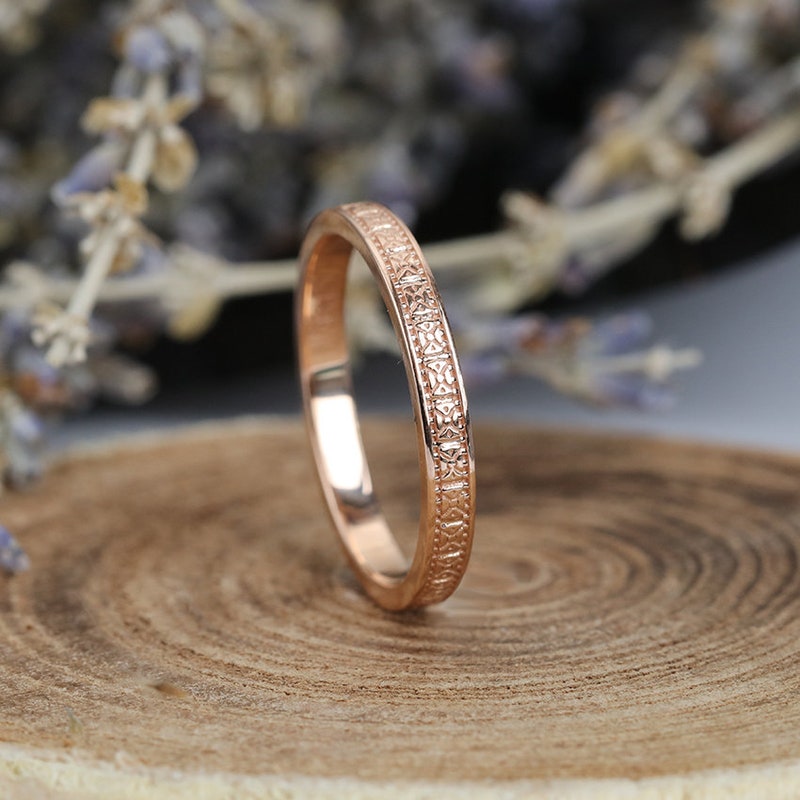 Rose Gold Band - Etsy