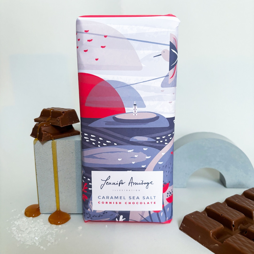 Godrevy, Cornwall Cornish Chocolate Bar 100g. Choose From 3 Flavours ...