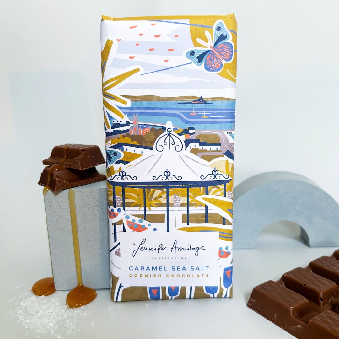 Penzance, Cornwall Cornish Chocolate Bar (100g). Choose From 3 Flavours ...