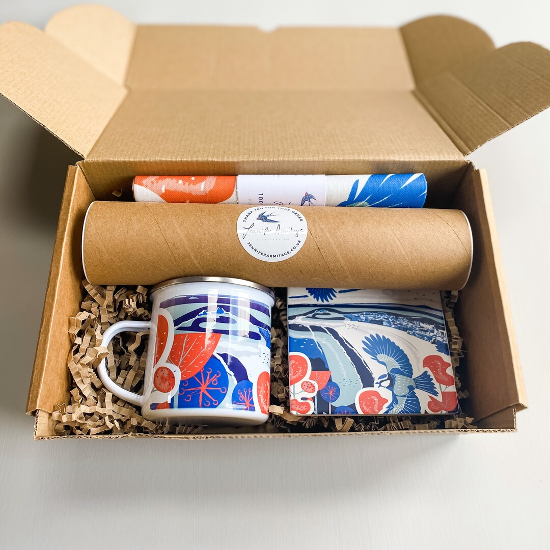 The Porthmeor St Ives, Cornwall Gift Box FREE Personalised Label Great ...