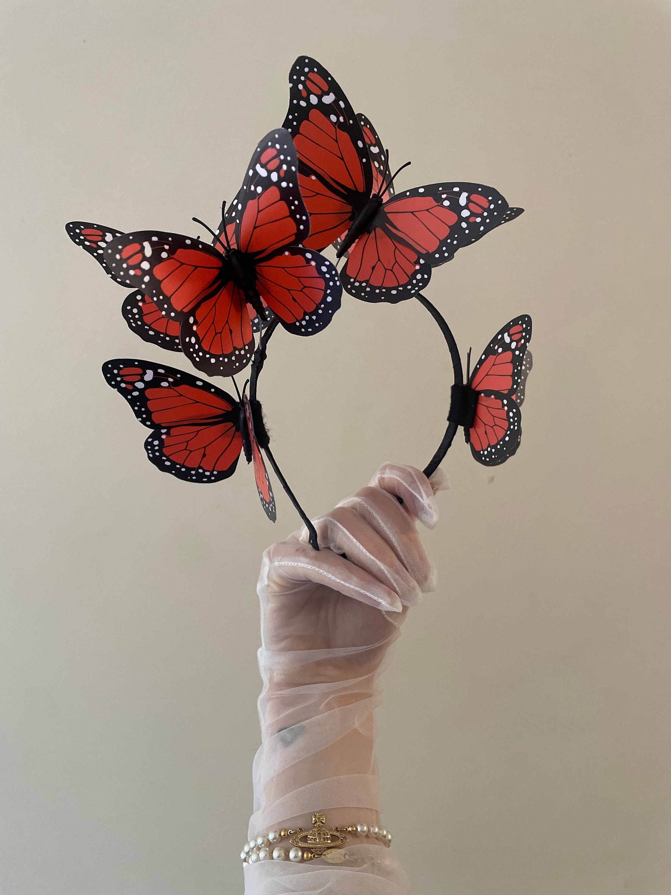 Monarch Butterfly Headpiece Festival Crown - Etsy