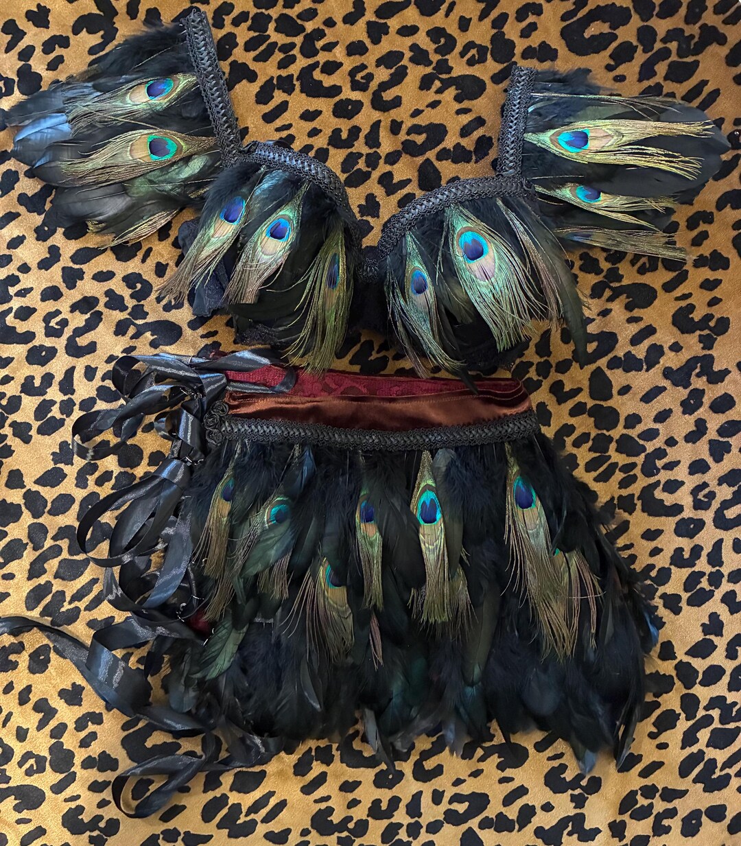 Bird of Paradise Festival Costume • Feather Performance Outfit • Burner ...