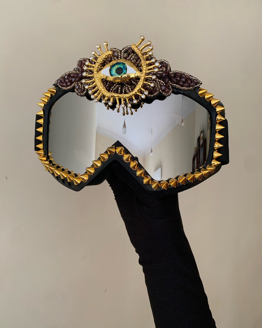 The Curious Burner Goggle • Third Eye Festival Ski Goggles - Etsy