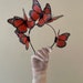Monarch Butterfly Headpiece Festival Crown - Etsy