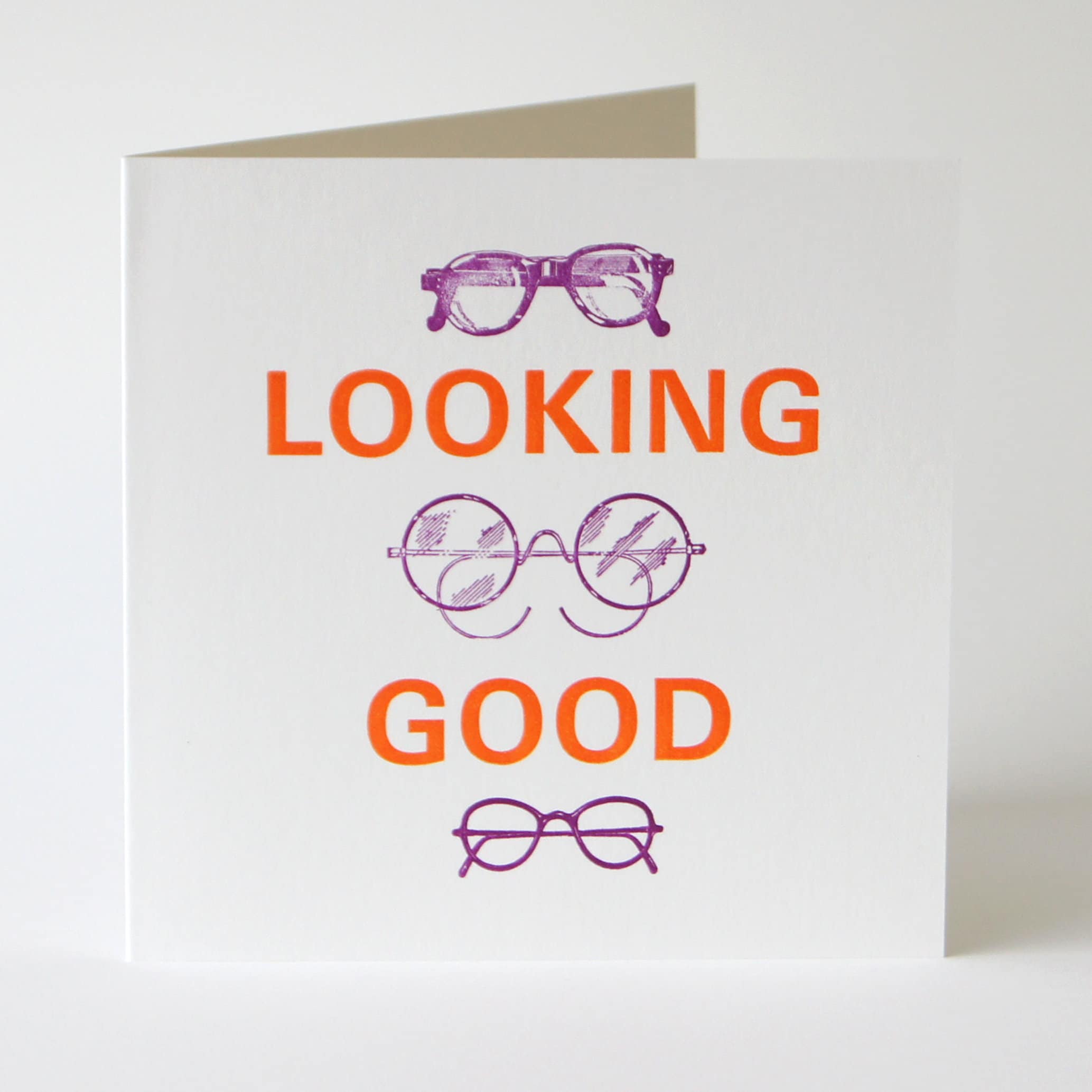 Looking Good Letterpress Card - Etsy