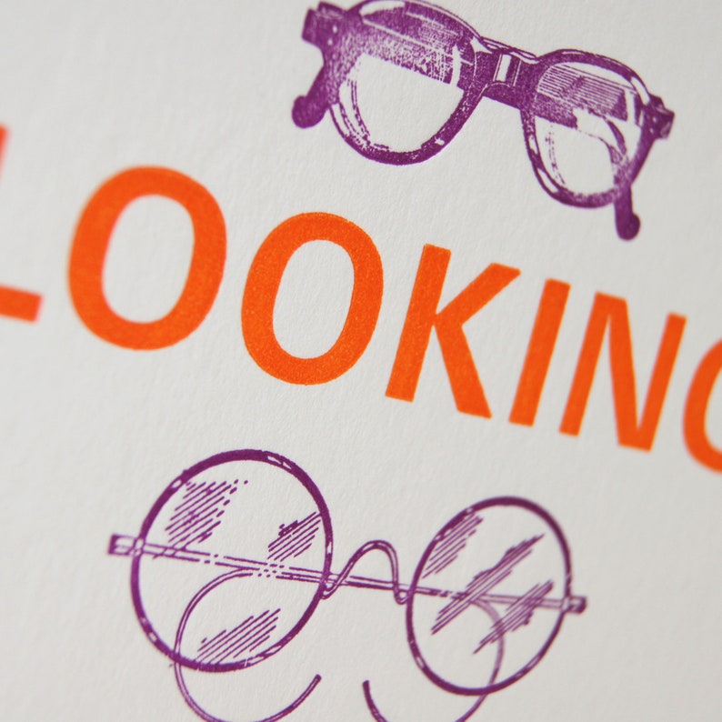 Looking Good - Letterpress Card - Etsy