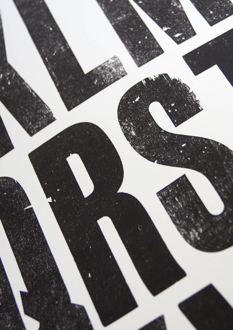 Type Specimen Sheets (2) Large Letterpress Print - Etsy