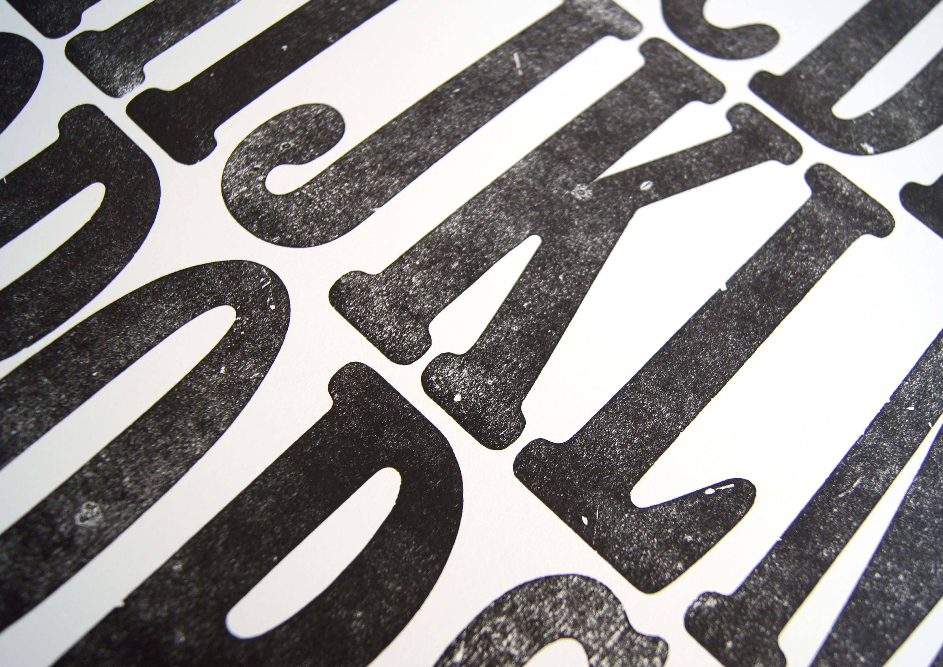 Type Specimen Sheets 3 Large Letterpress Print - Etsy.de