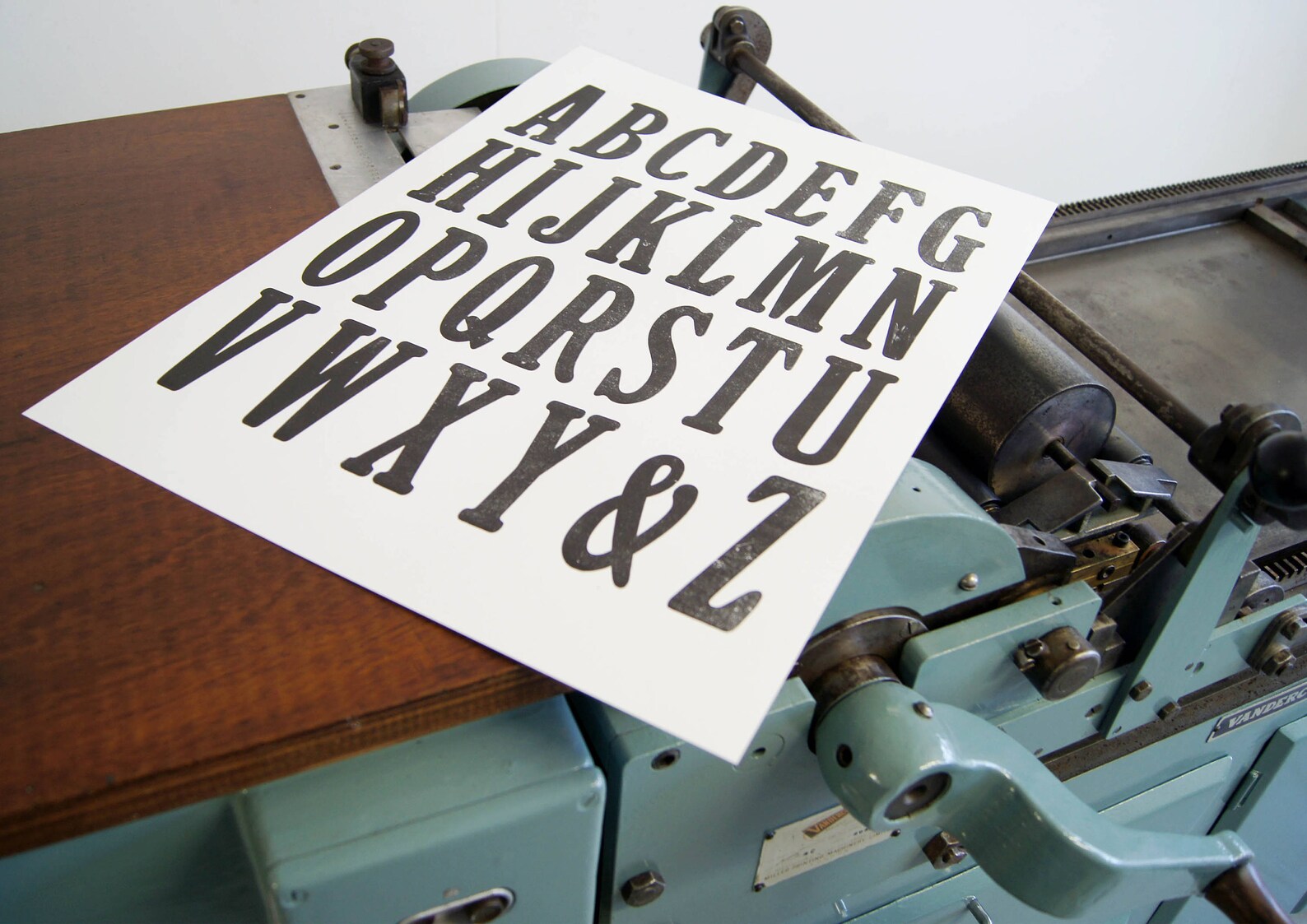 Type Specimen Sheets 8 Large Letterpress Print - Etsy