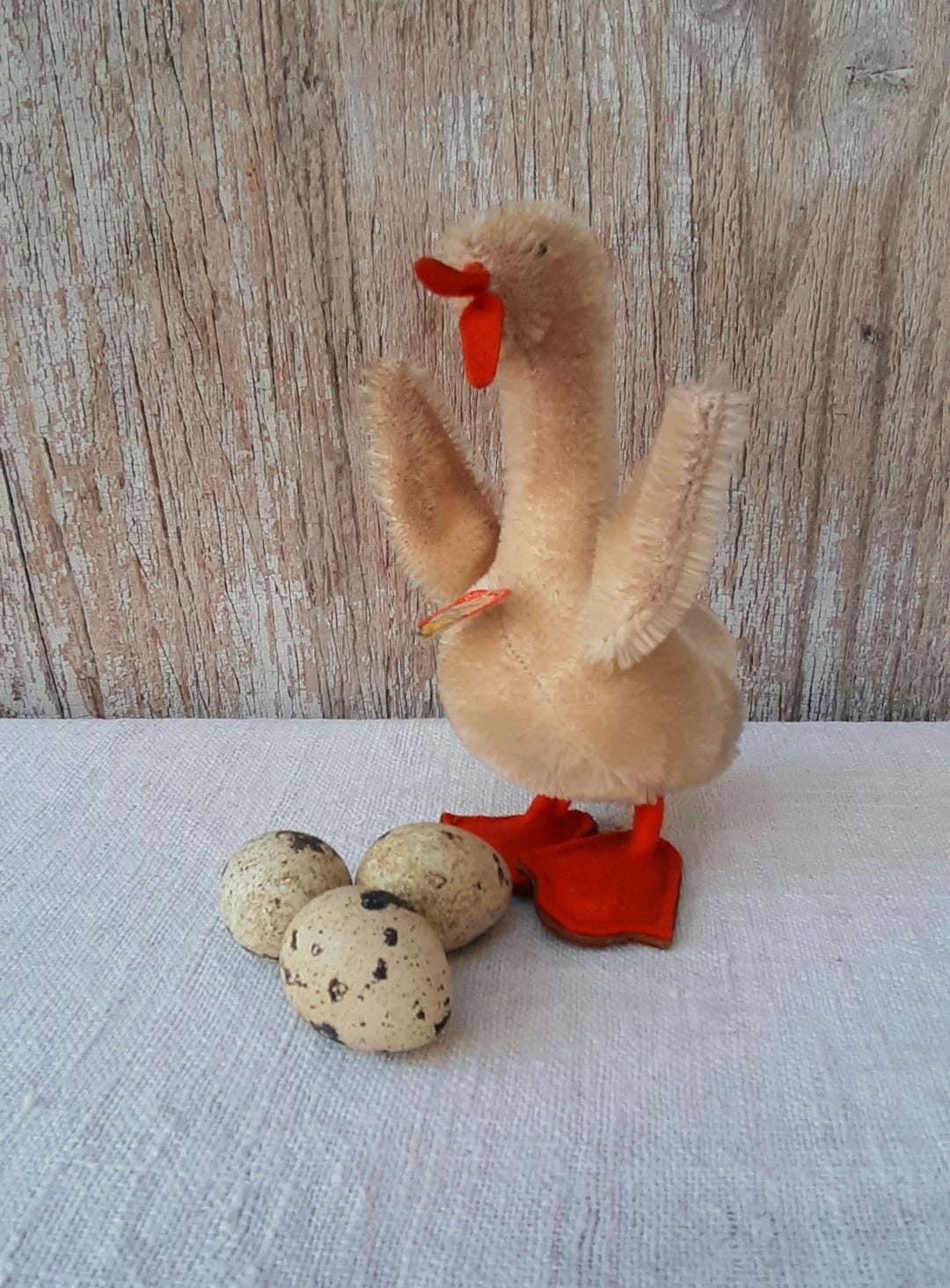 Vintage Original Steiff Goose * Steiff Animal * 50 - 60s * Velvet ...