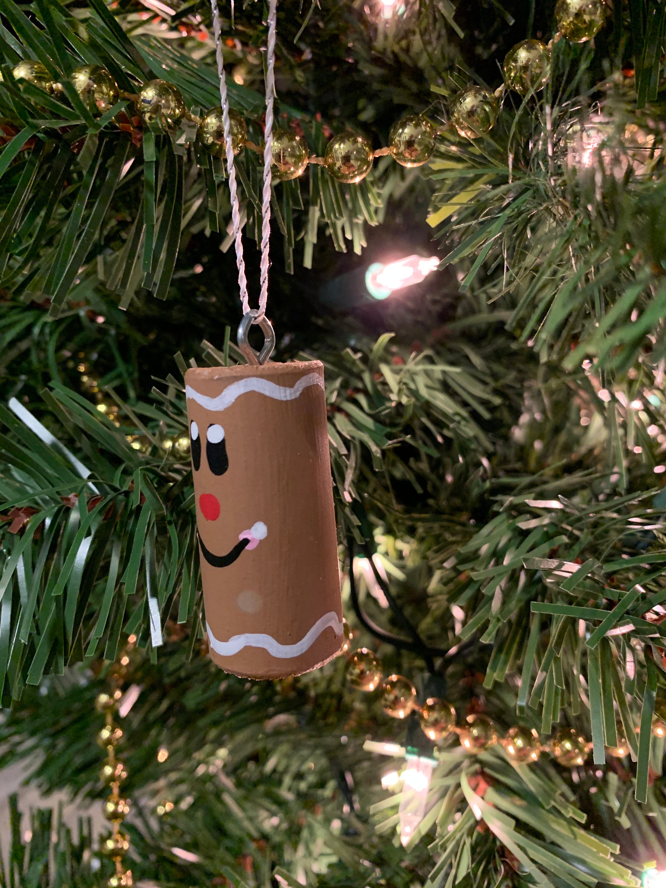 Cork Gingerbread Man Ornament - Etsy
