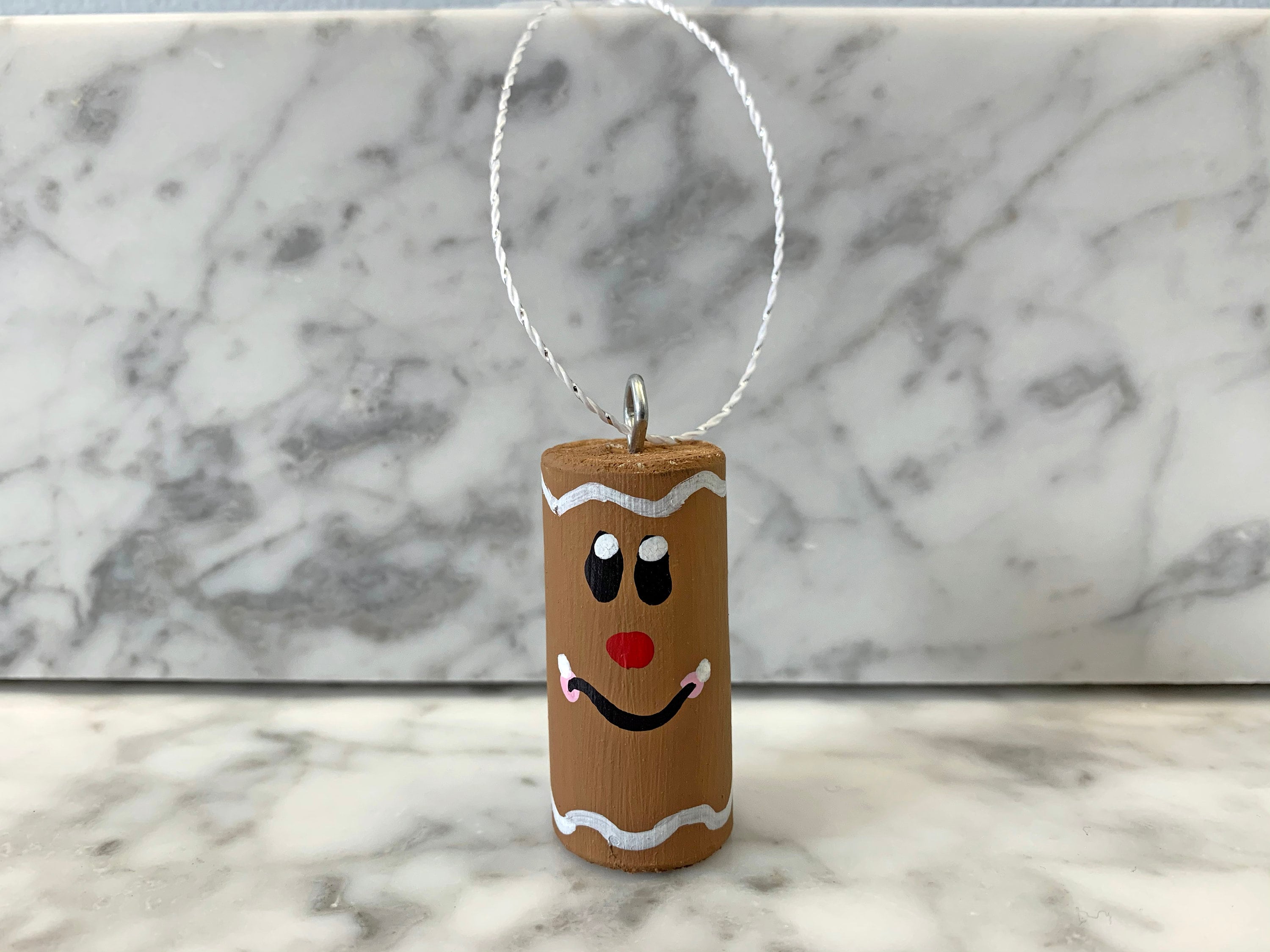 Cork Gingerbread Man Ornament - Etsy