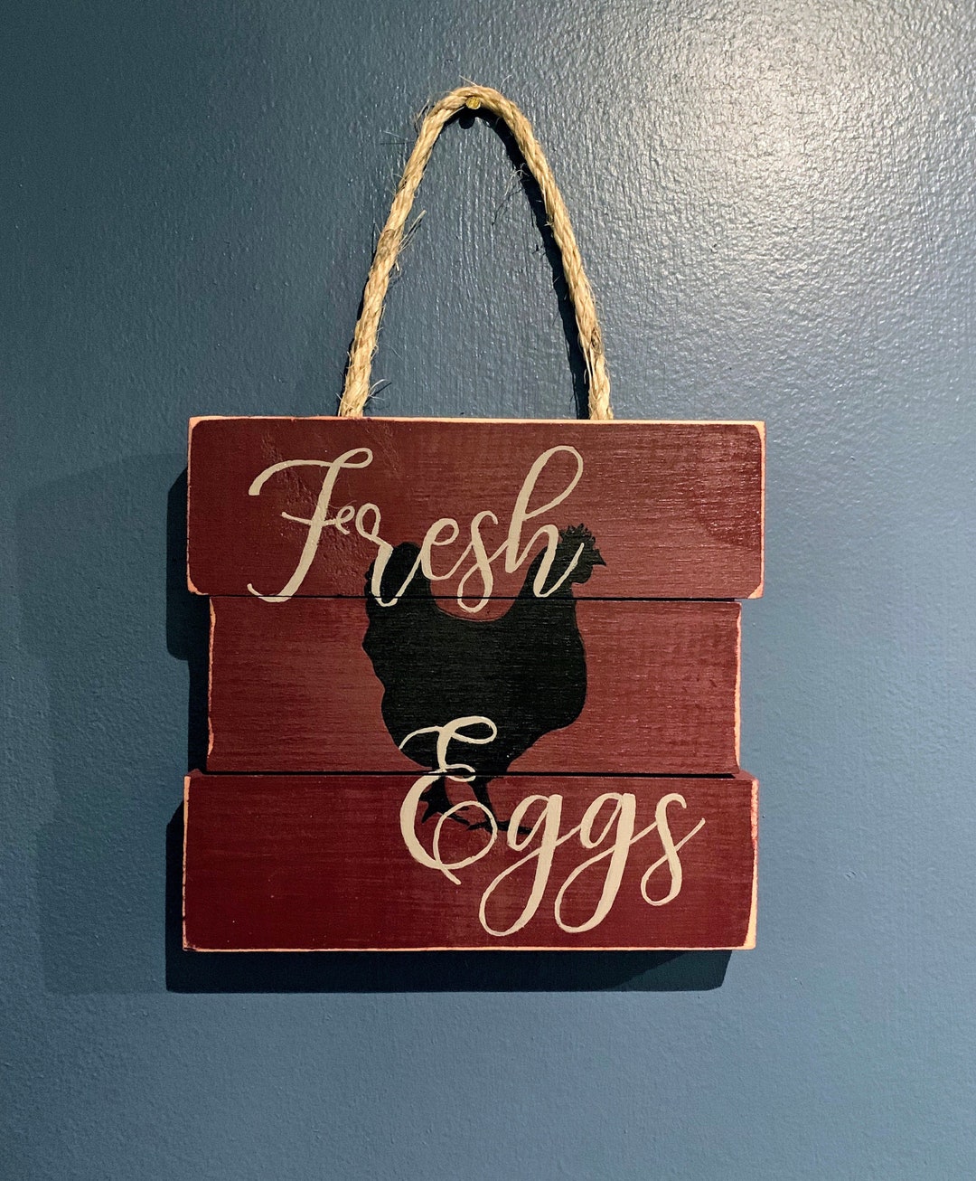 Hand-painted "fresh Eggs" Sign - Etsy