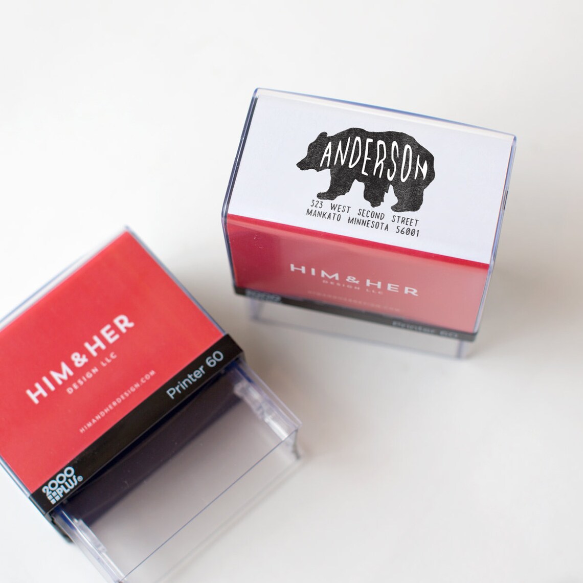 Self Inking Address Stamp, Personalized Address Stamp, Modern Self ...