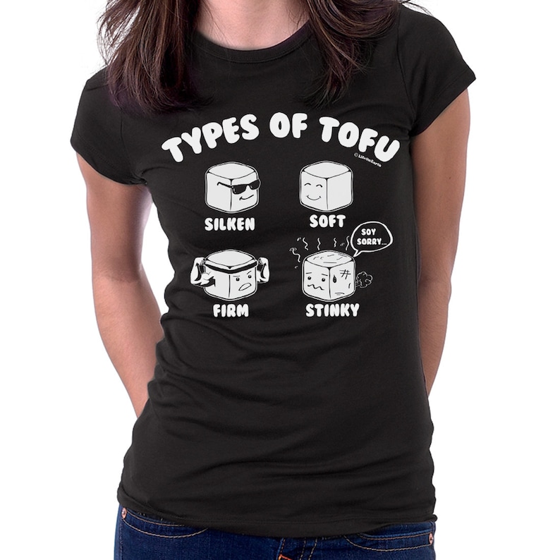 Tofu T-shirt Types of Tofu Shirt Vegan Gift Vegan Shirt | Etsy