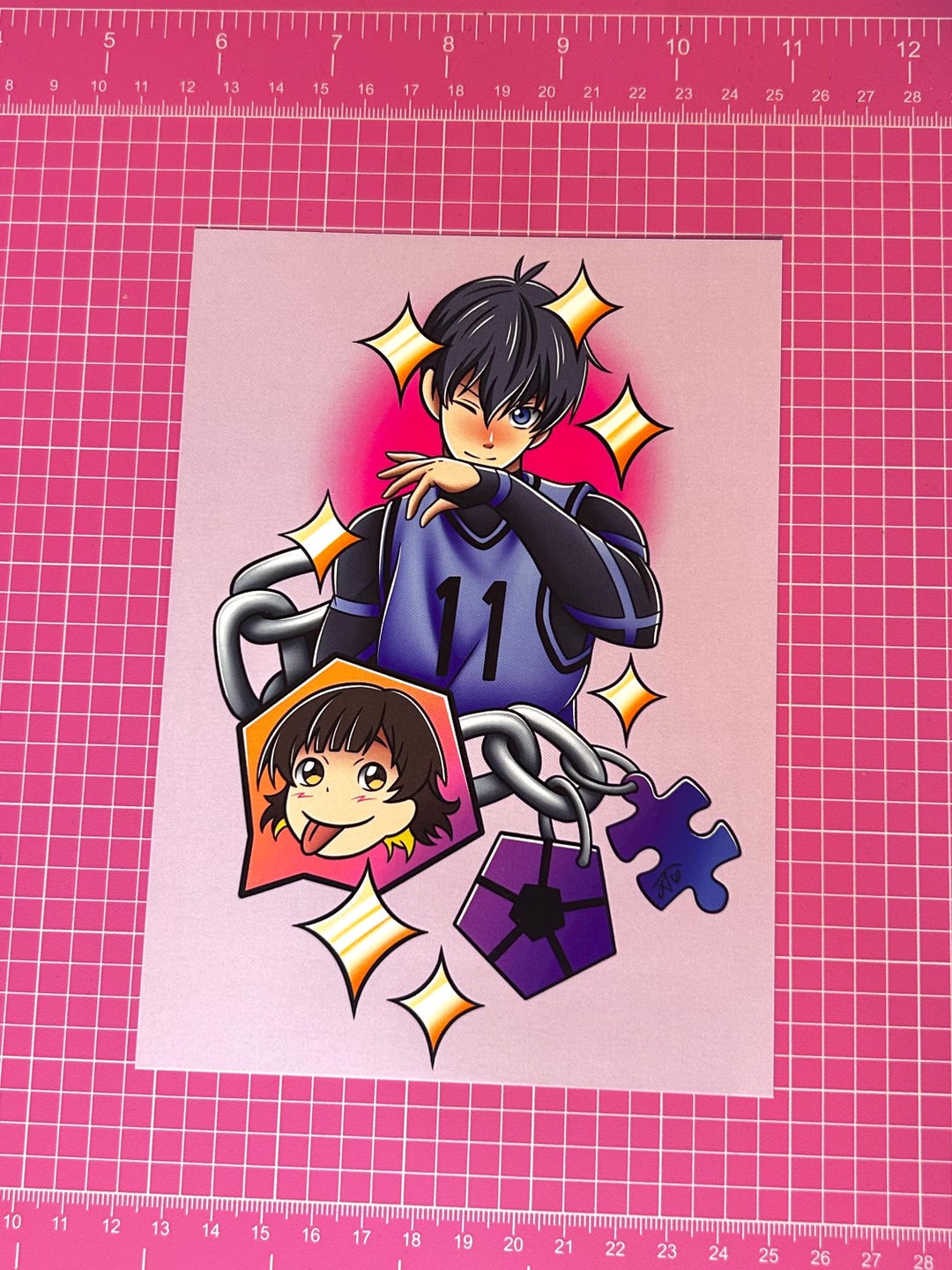 Isagi // 5x7 Art Print - Etsy