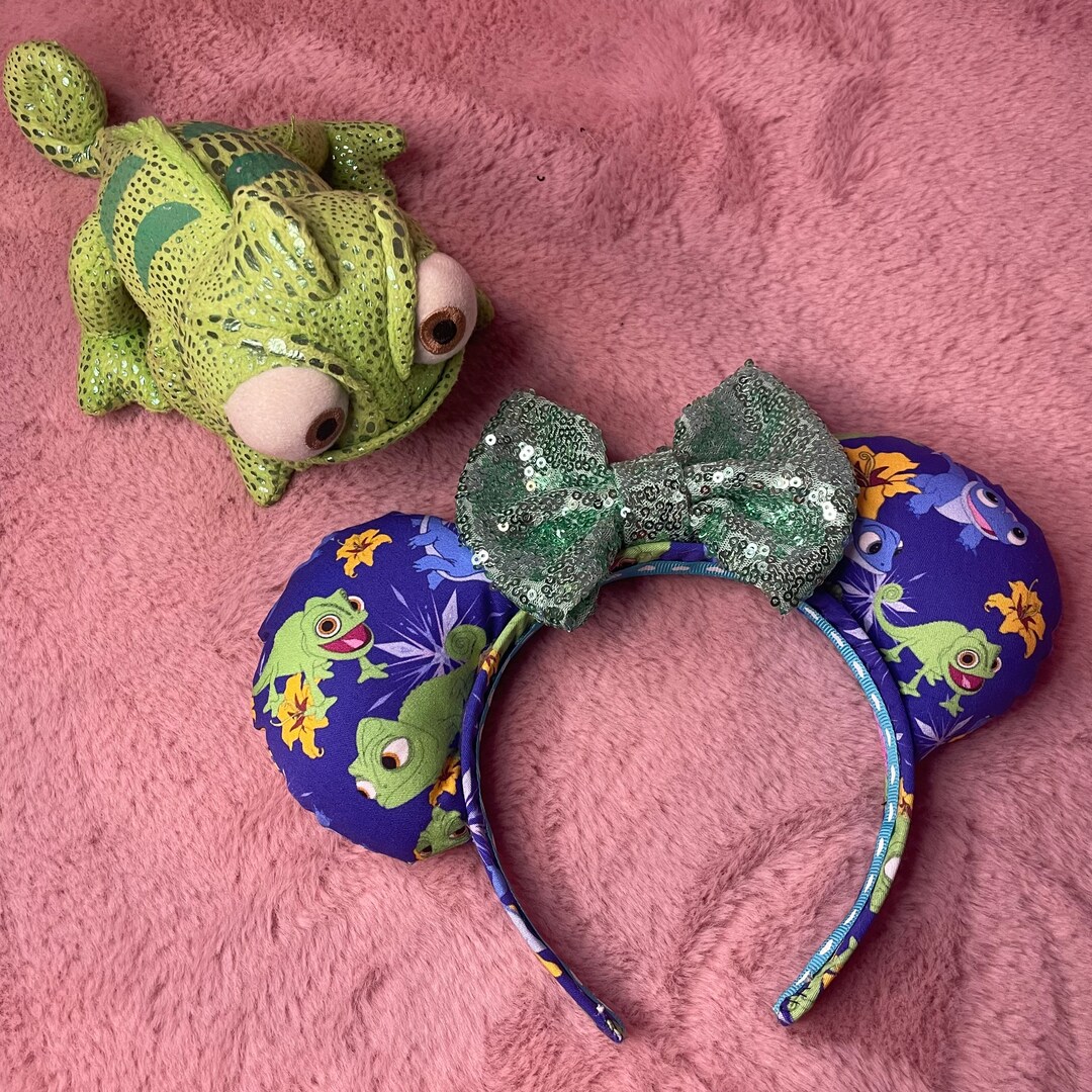 Tangled Pascal and Frozen Bruni Minnie Mickey Ears - Etsy