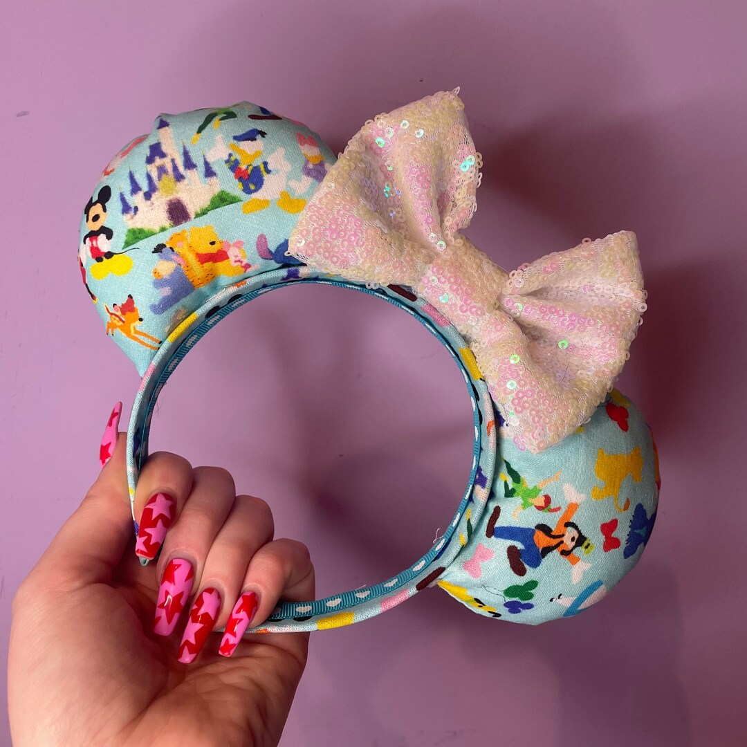 Disney World Icons Minnie Mickey Ears - Etsy