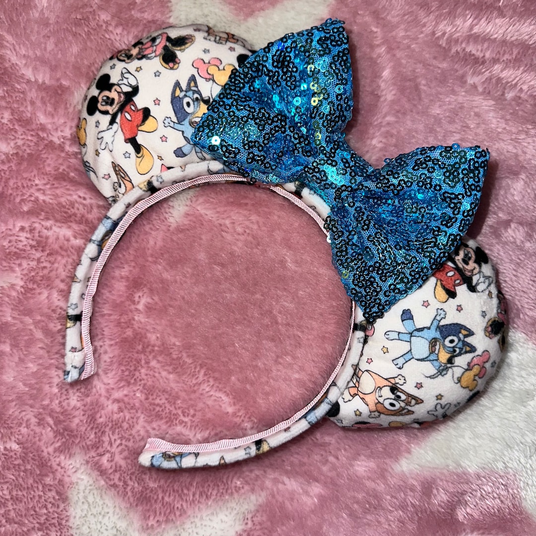 Bluey Mickey Minnie Ears - Etsy UK