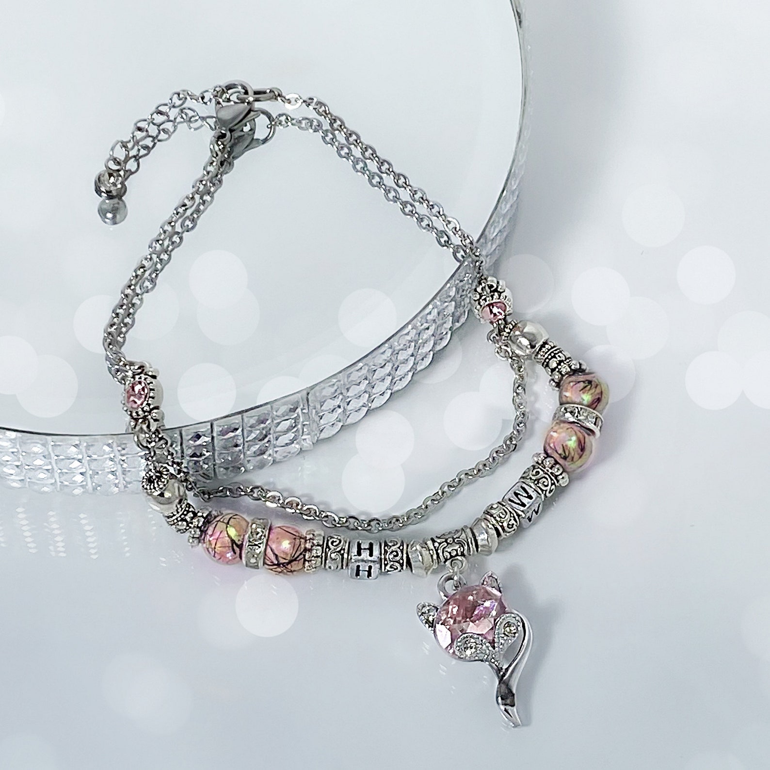 Double Chain Vixen Anklet Hotwife MFM Threesome Swinger - Etsy