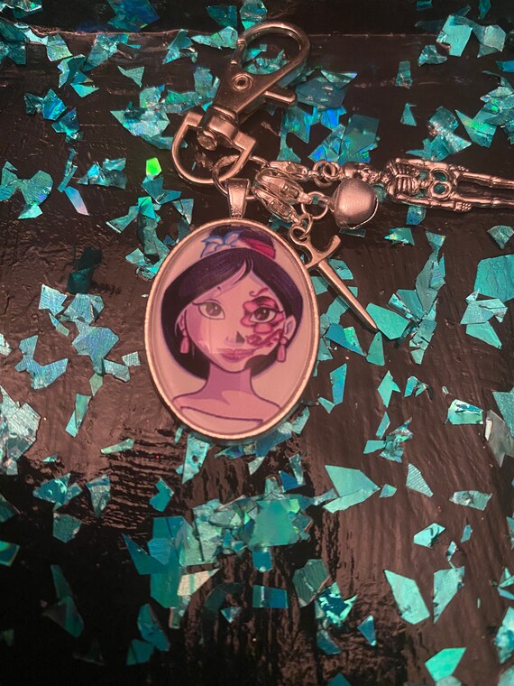 Disneys Dia De Los Muertos Hua Mulan Keychain | Etsy