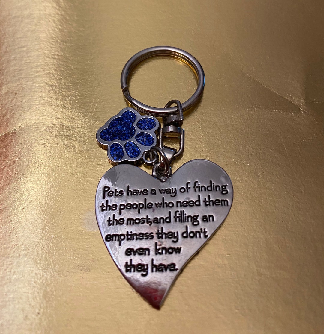 A Pets Purpose Poem Blue Paw - Etsy