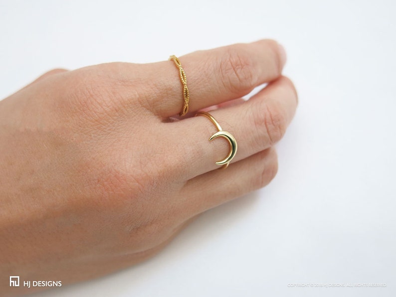 Skye Ring Gold Vermeil 925 Sterling Silver Adjustable Ring - Etsy