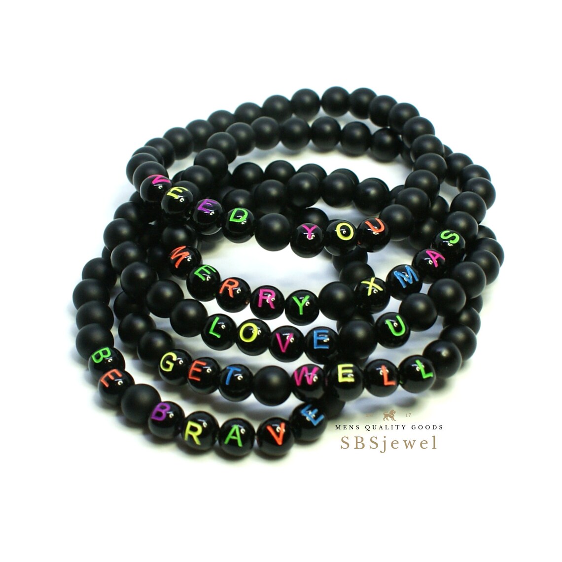 Letter Bracelet Custom Bracelet Jewelry Letter Bead Bracelet | Etsy