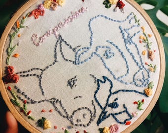 Aesthetic embroidery | Etsy