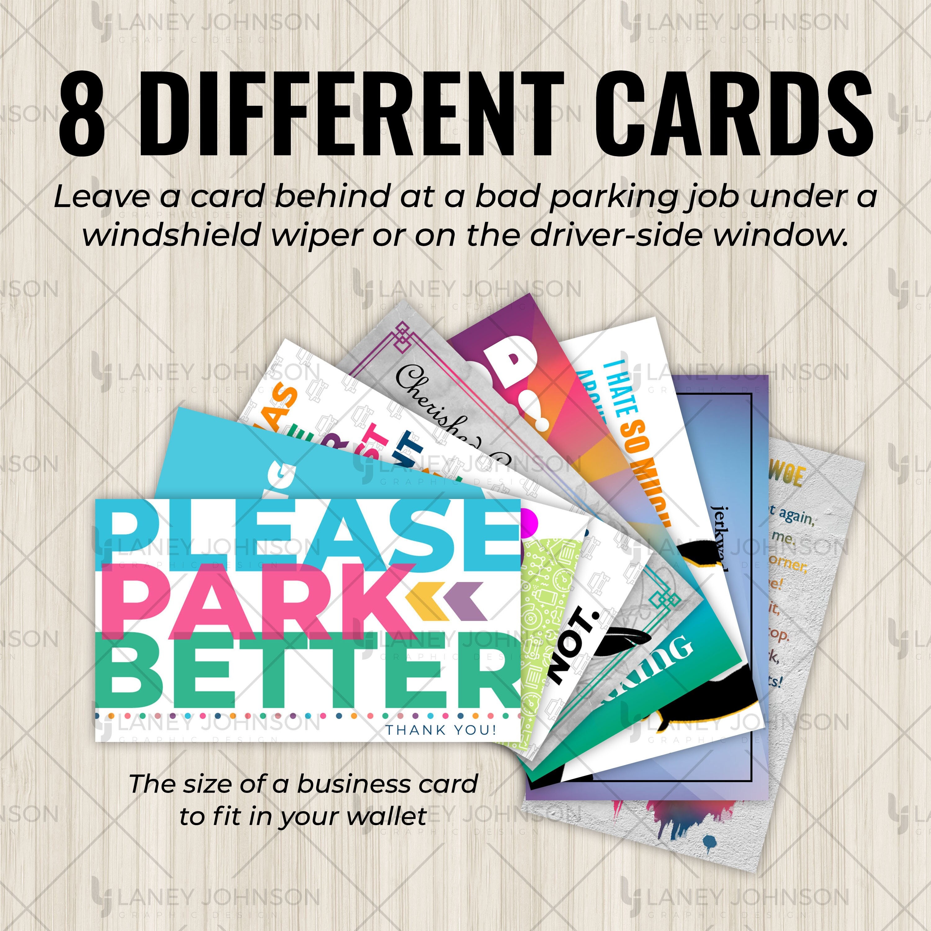 Bad Parking Cards - Etsy Canada