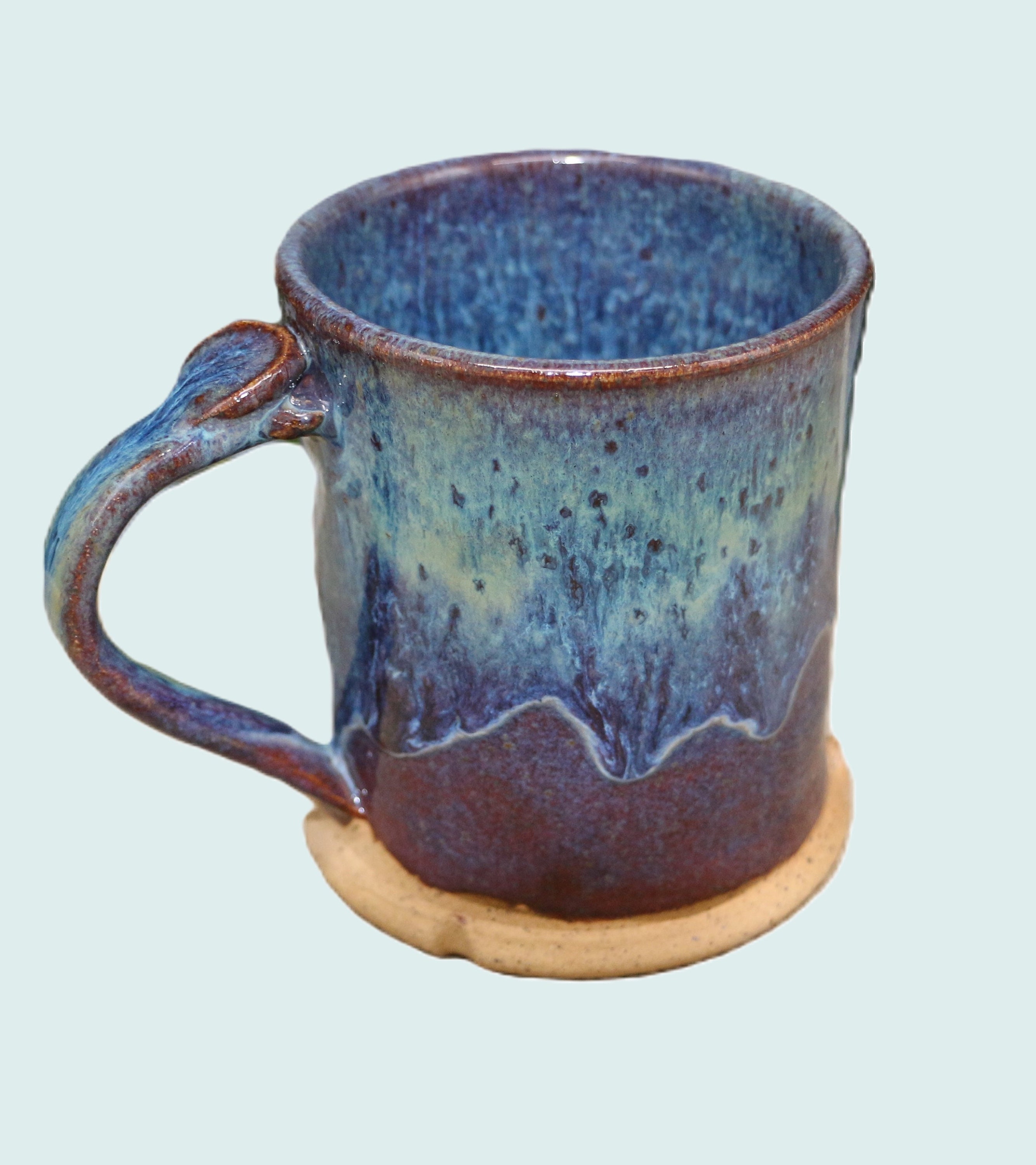 Pottery Mugs in Multi Colored Glaze - Etsy