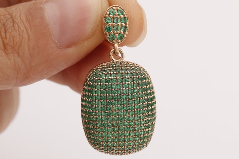 Fantastic Design Turkish Handmade Jewelry Round Cut Emerald - Etsy