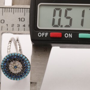 Evil Eye Turkish Nazar Handmade Good Luck 925 Sterling Silver - Etsy