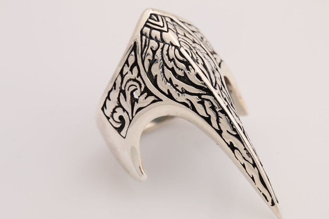 Turkish Handmade Jewelry Hawk Symbol 925 Sterling Silver Men's Ring All ...