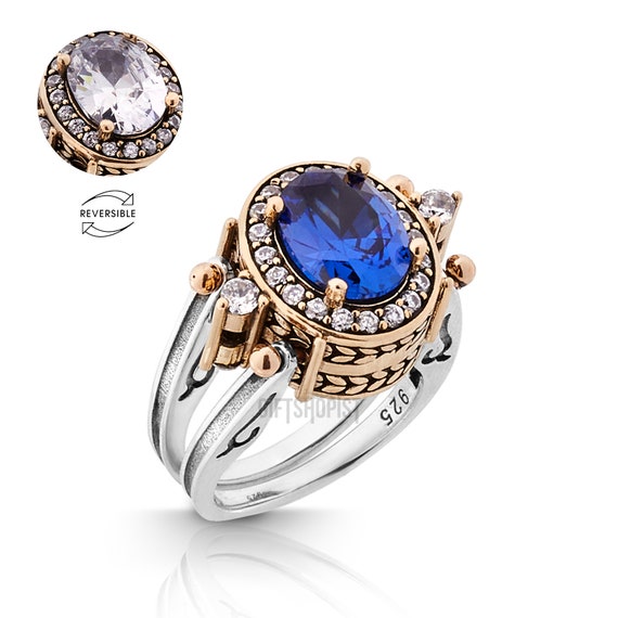 Extraordinary Ring Two in a One Ring Reversible Ottoman Style - Etsy