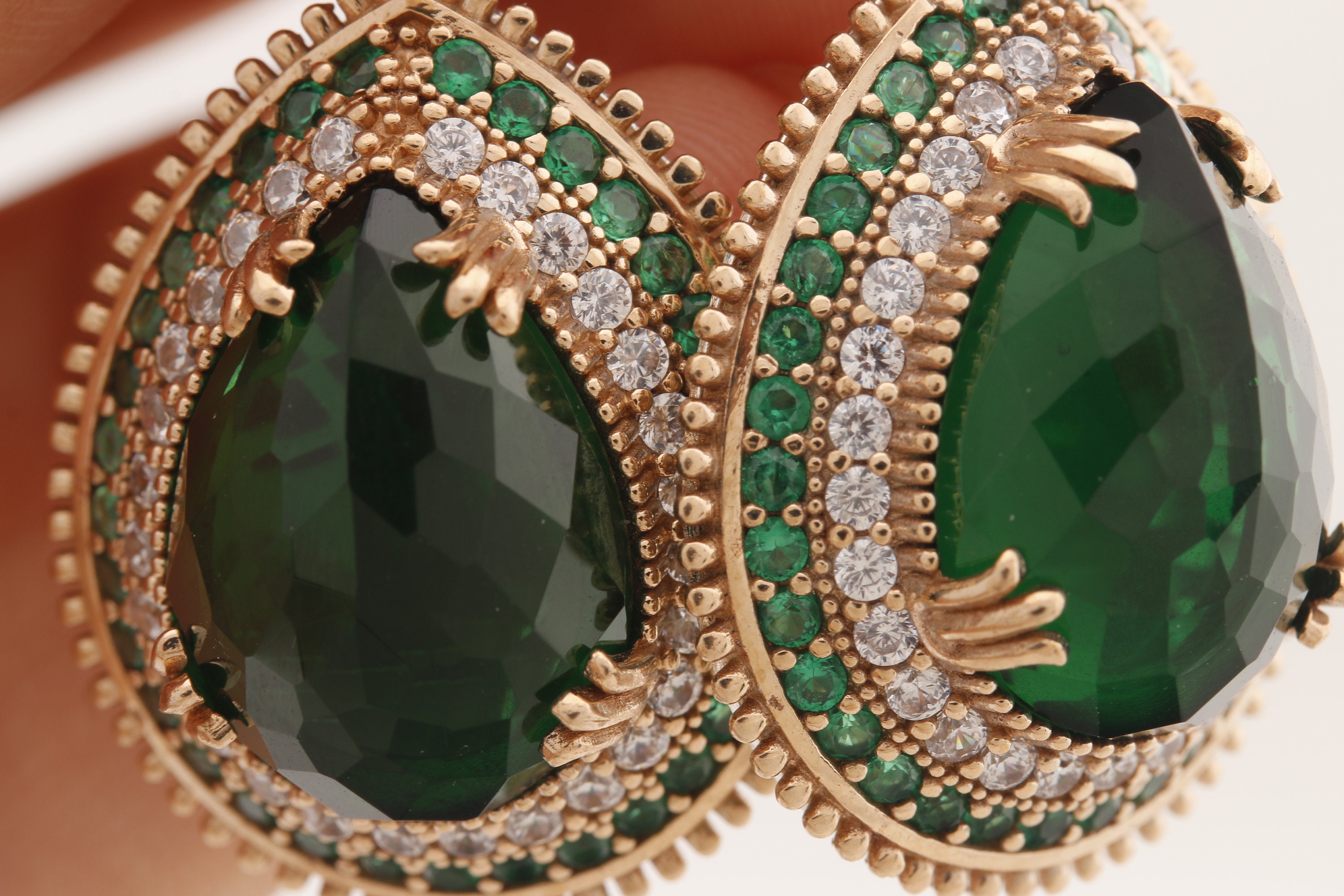 Ottoman Collection Empire Turkish Handmade Jewelry Drop Shape - Etsy ...