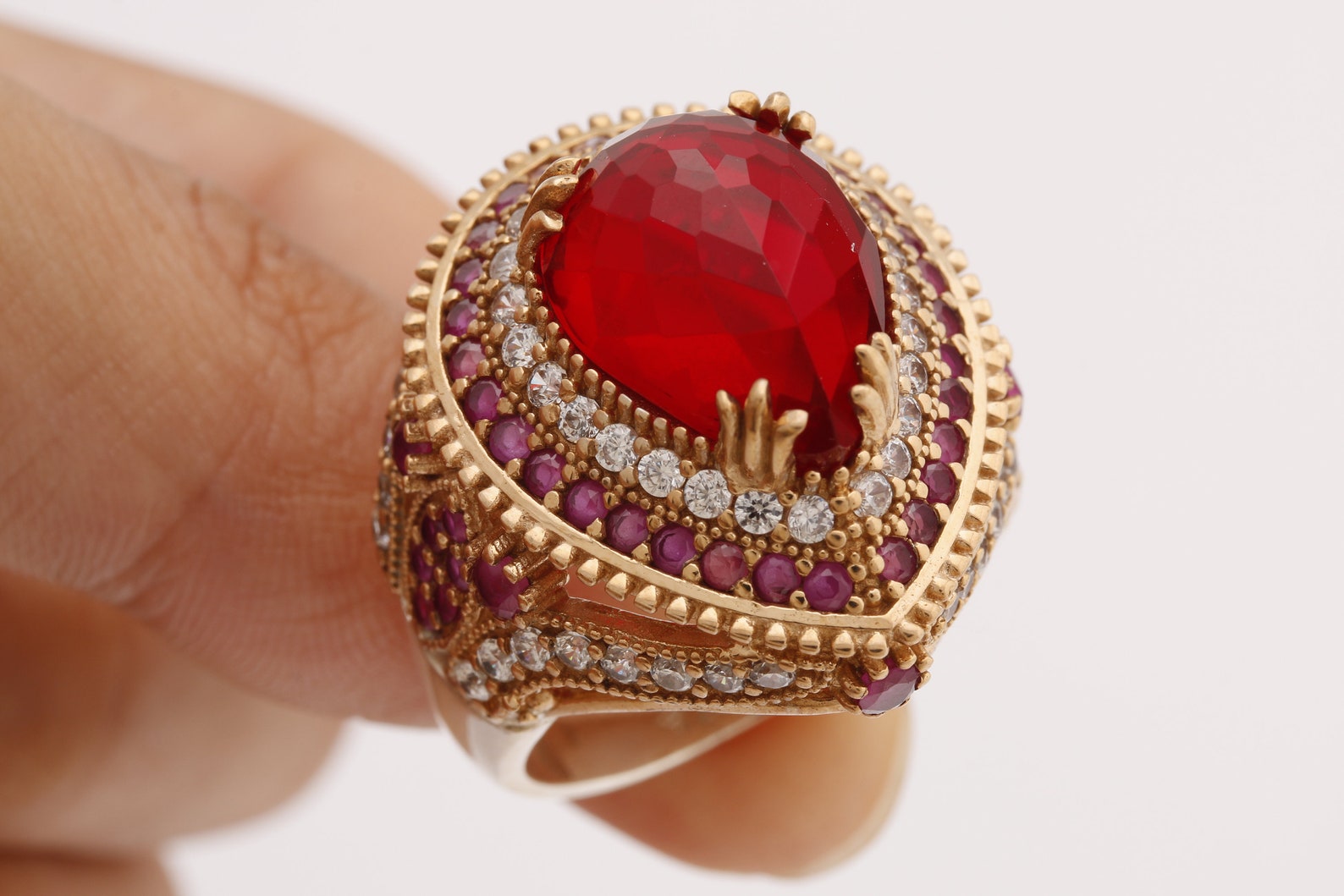 Joyería turca hecha a mano estilo otomano hurrem modelo caída - Etsy España