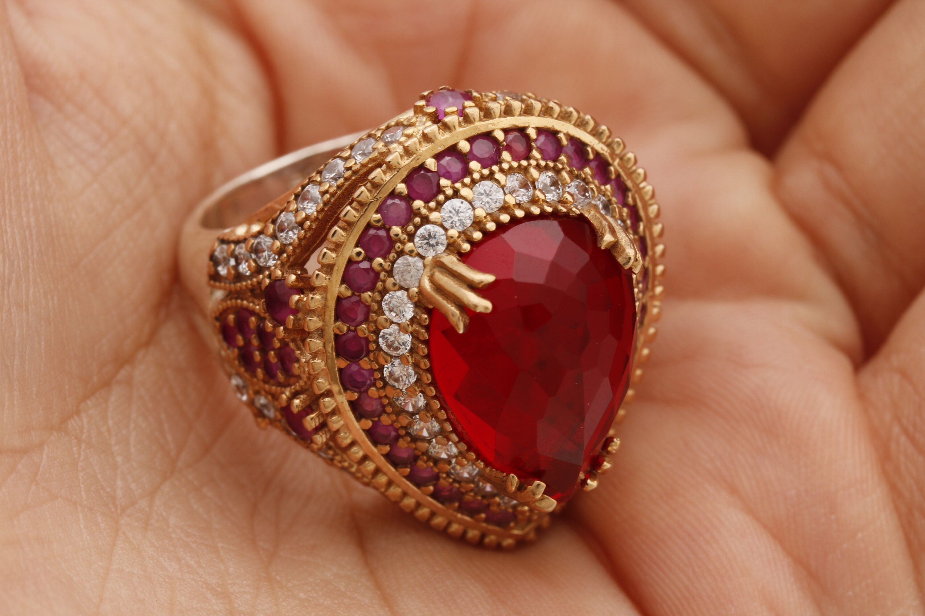 Joyería turca hecha a mano estilo otomano hurrem modelo caída - Etsy España