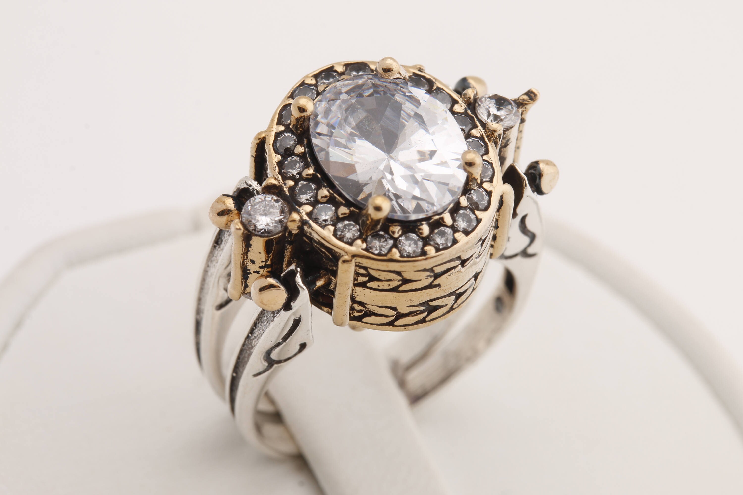 Extraordinary Ring Two in a One Ring Reversible Ottoman Style | Etsy