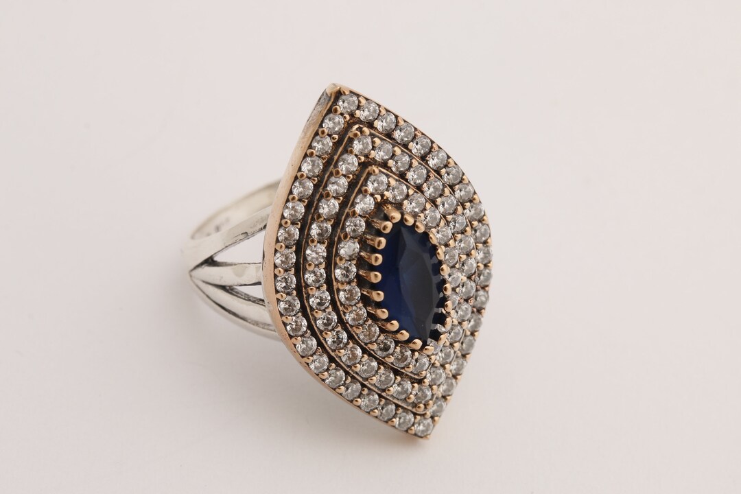 Diseño especial Joyería turca hecha a mano con forma de marquesa ...