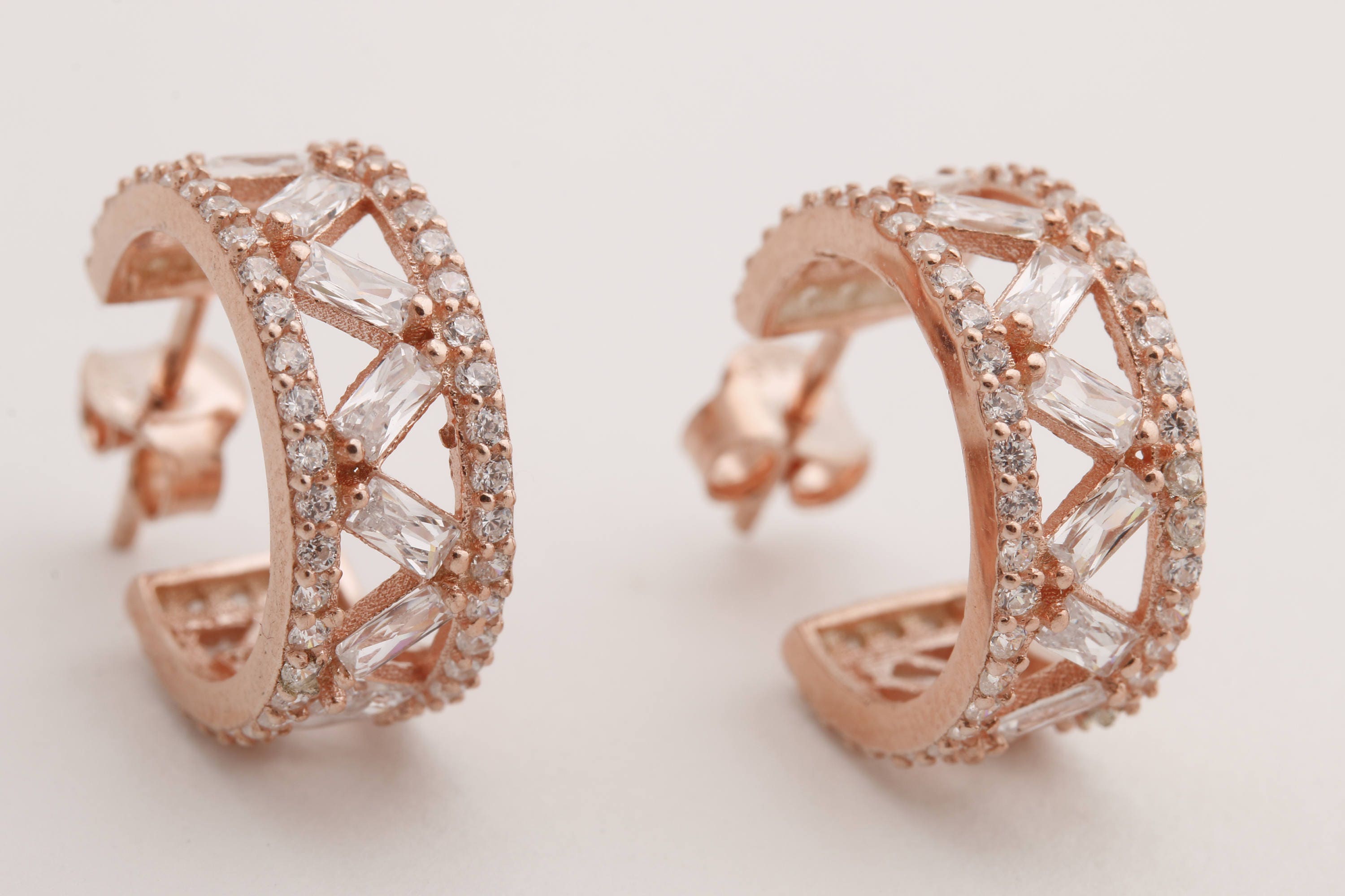 Handmade Turkish Special Jewelry Baguette Topaz Stone 925 | Etsy