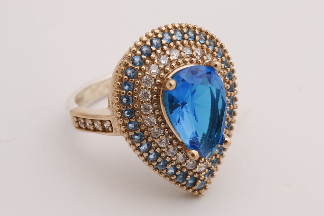 Diseño Hurrem Joyería turca hecha a mano con forma de gota pequeña ...