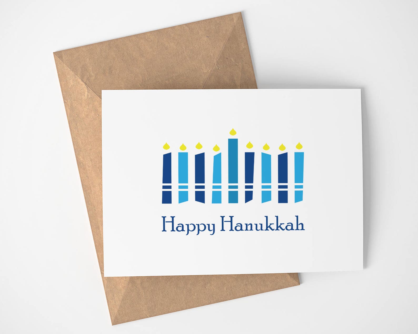 Hanukkah Card Happy Hanukkah Happy Holidays Holiday Card - Etsy