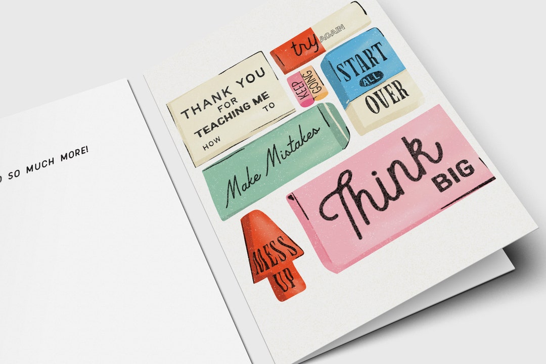 Teacher Thank You - Teacher Appreciation Thank You Greeting Cards ...