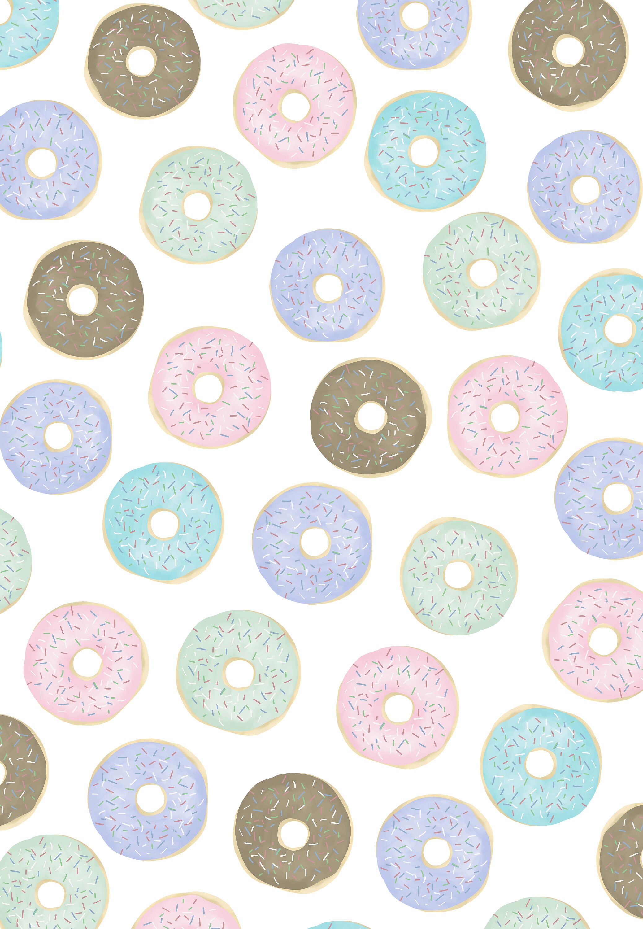 Donuts Wrapping Paper Gift Wrap Baby Shower Wrapping Paper - Etsy