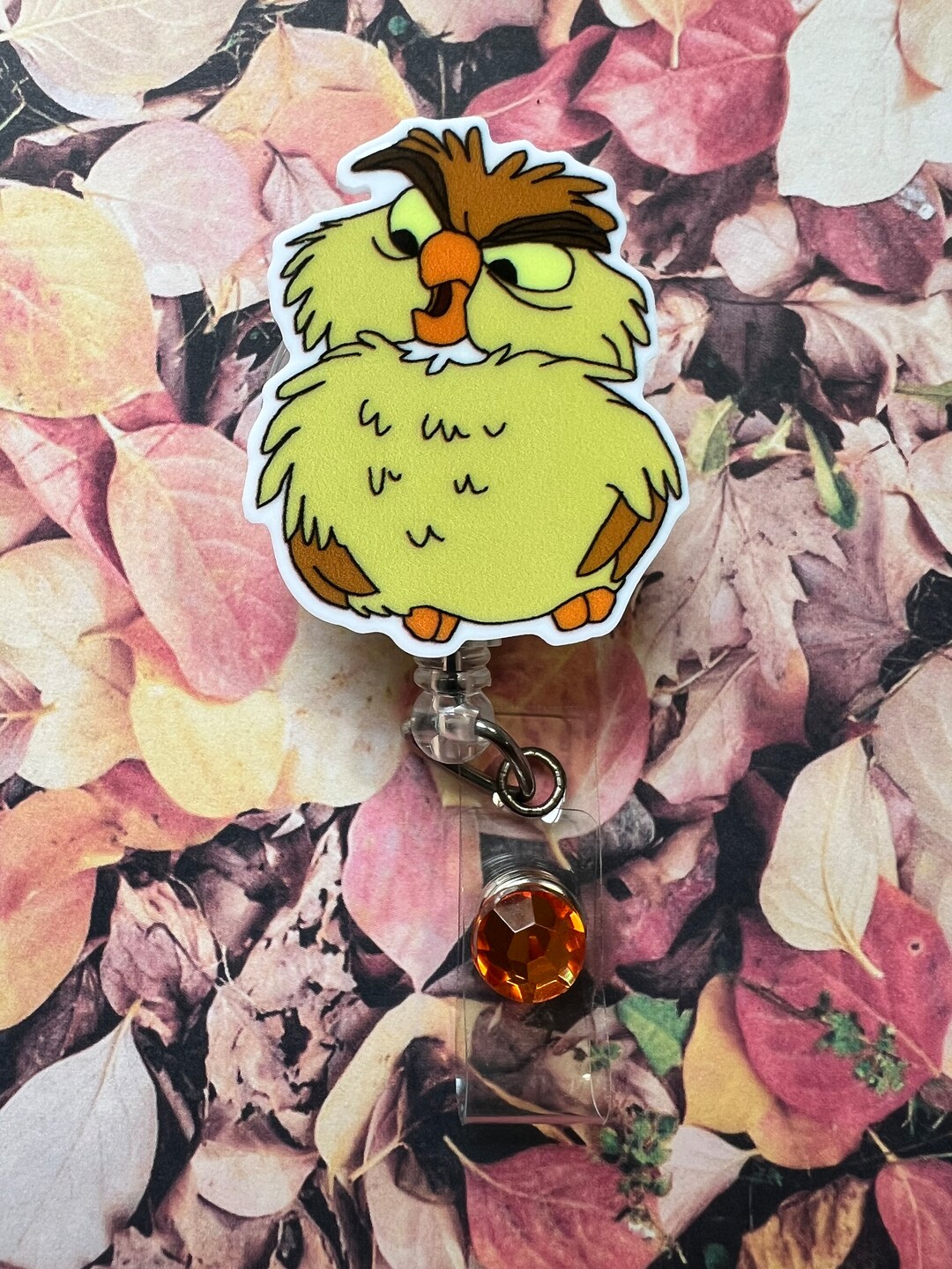 Favorite Grouchy Owl Badge Reel - Etsy