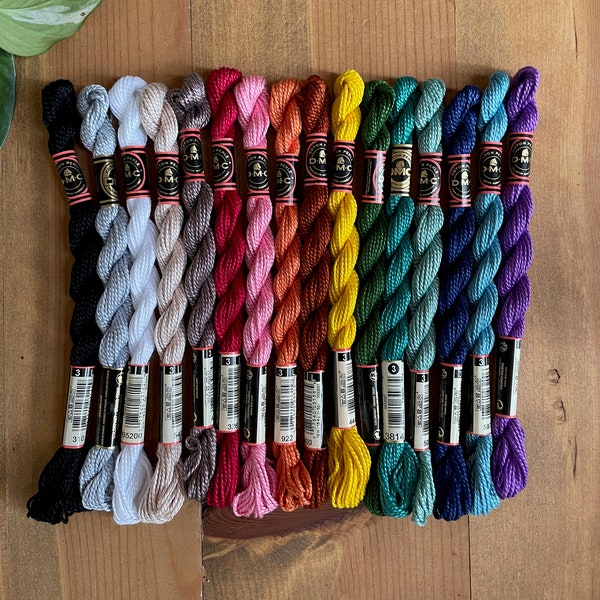 Dmc Perle Cotton - Etsy